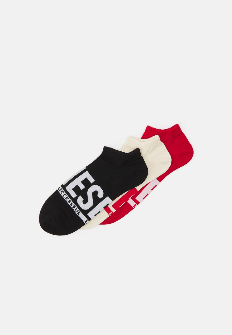 Diesel SKM-GOST-THREEPACK 3 PACK - Socken - red/black/off white/schwarz ...