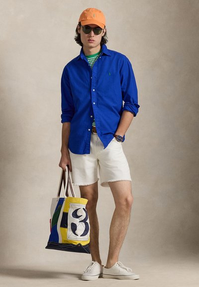 Polo Ralph Lauren CUSTOM FIT GARMENT-DYED OXFORD SHIRT - Hemd - pacific ...