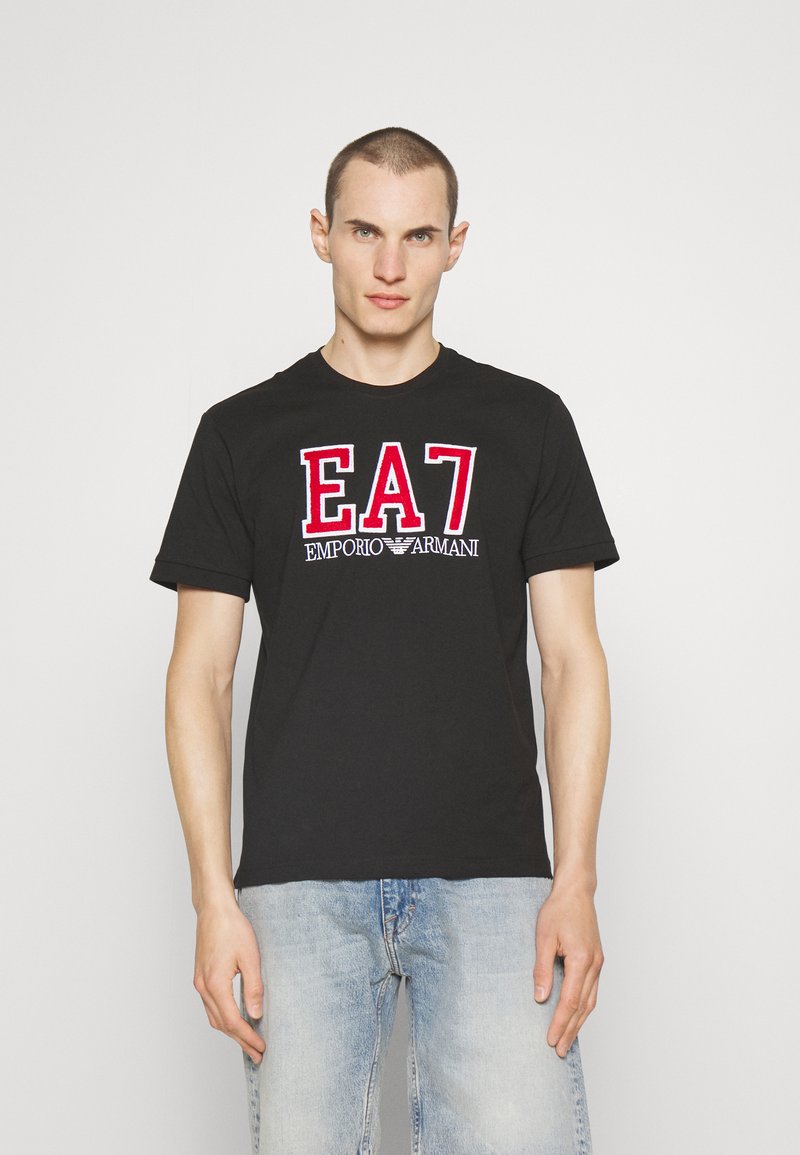 EA7 Emporio Armani T-Shirt print - nero/schwarz - Zalando.at