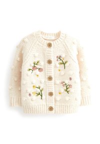 Next CHUNKY BOBBLE - Cardigan - ecru cream marl/beige - Zalando.dk