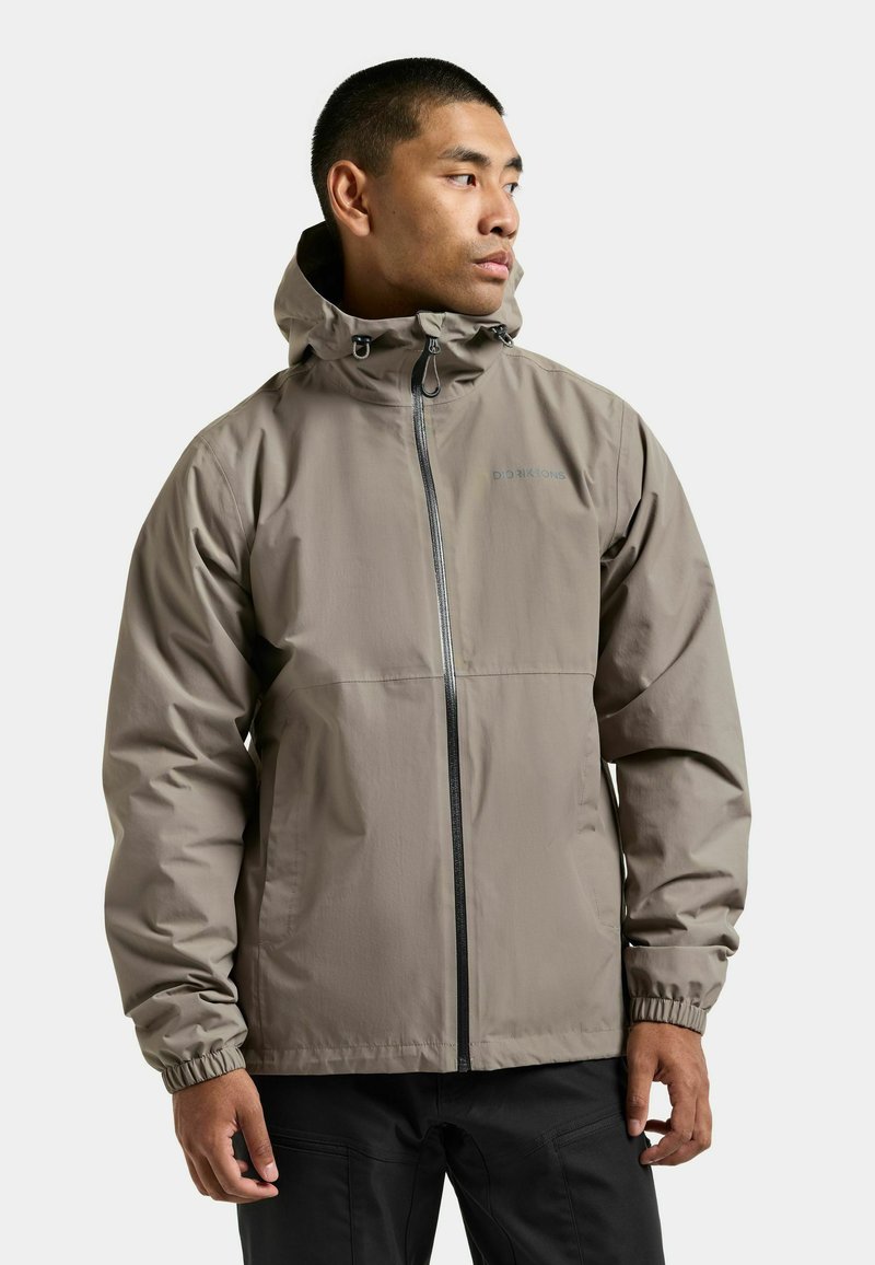Didriksons DARIO - Waterproof jacket - ash brown/taupe - Zalando