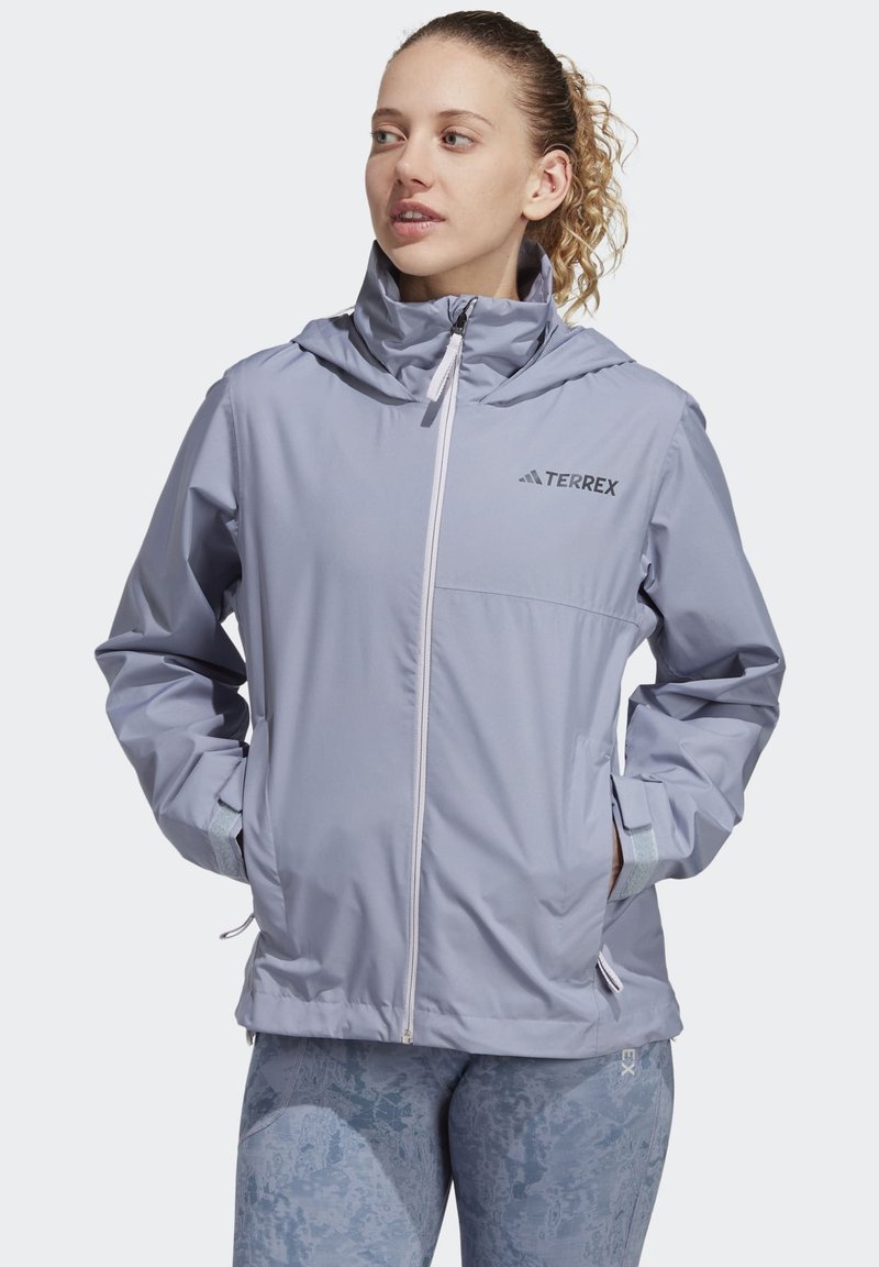 adidas Sportswear Training jacket - silver violet/purple - Zalando.co.uk