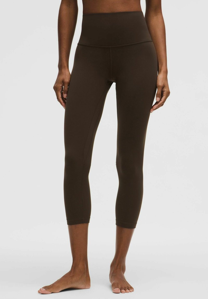 lululemon Align™ High-Rise Crop 58cm - Tights - walnut crunch/mørkebrun ...
