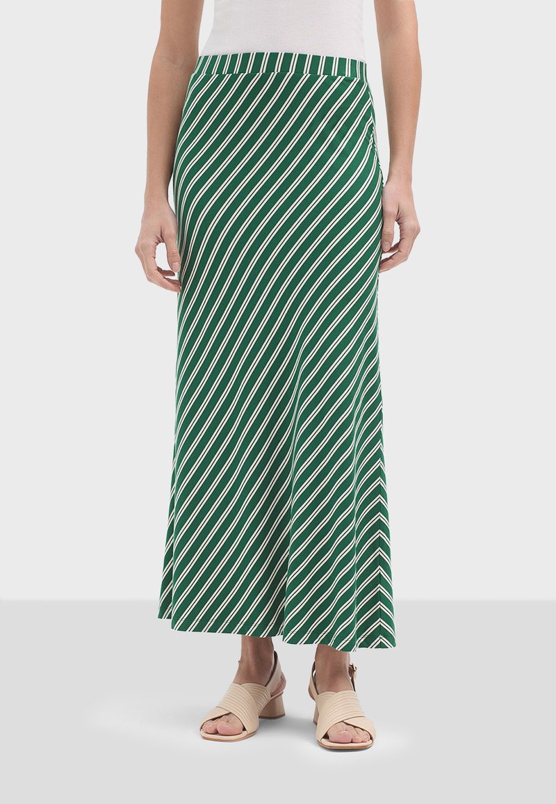 Nice Things Maxi skirt - pine green/green - Zalando