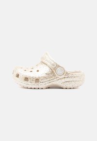 Crocs CLASSIC CHUNKY GLITTER - Mules - sandstone/stone - ZALANDO