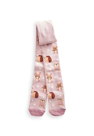 Next COTTON RICH FLURO UNICORN TIGHTS - Panty - dusky pink/donkerroze ...