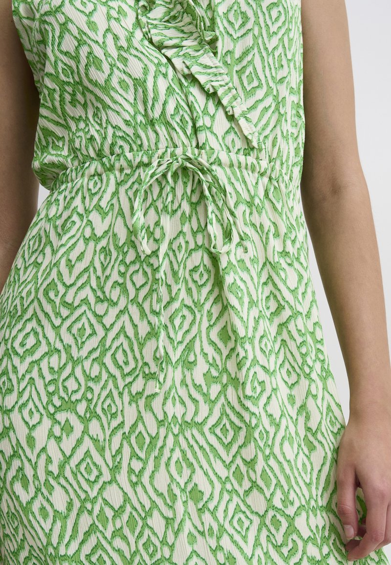 ICHI IHMARRAKECH - Maxiklänning - greenbriar ikat print/ljusgrön ...