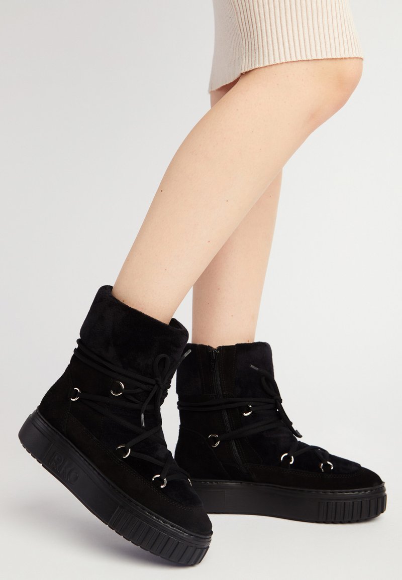 RYŁKO Botines con cordones - black/negro - Zalando.es