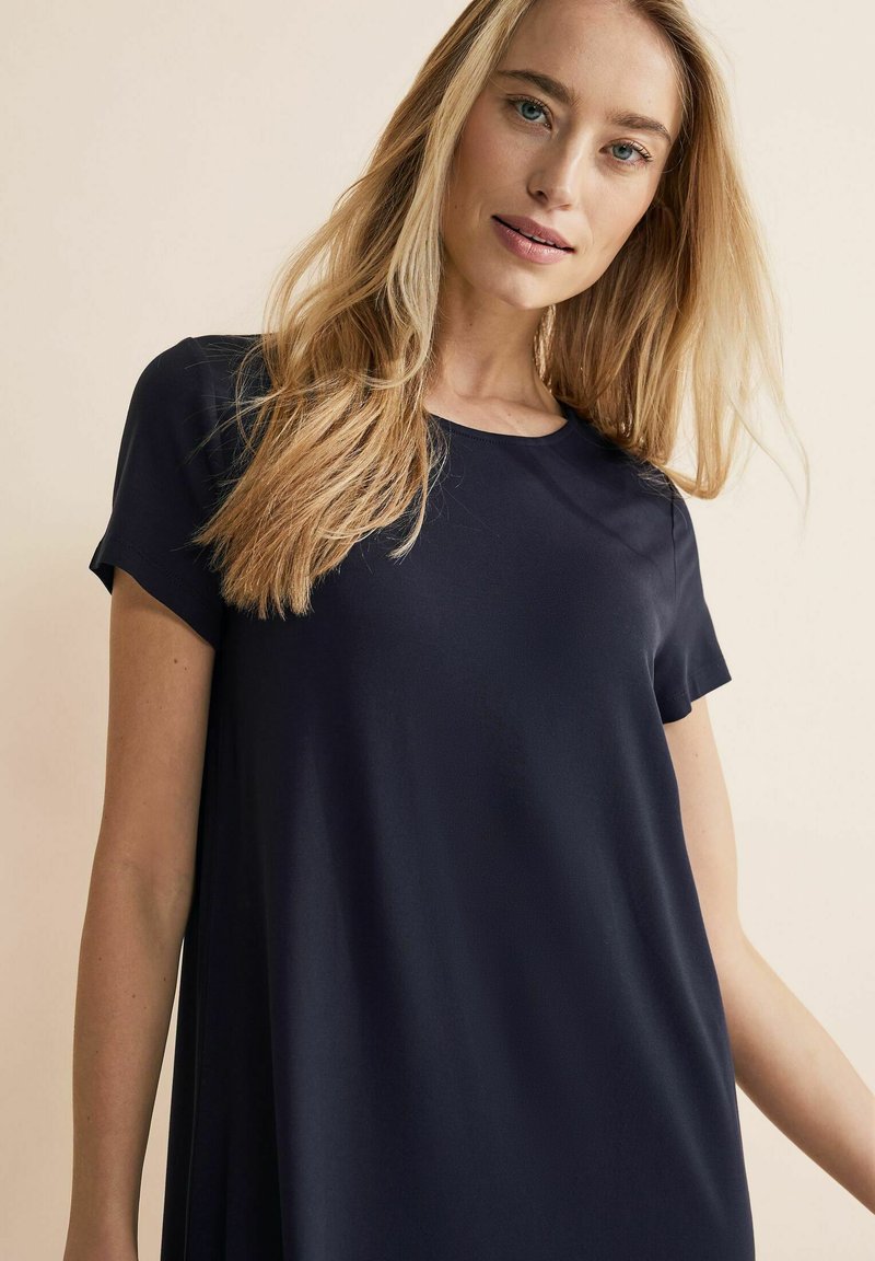 Street One Robe en jersey - blau/bleu marine - ZALANDO.FR