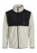 Jack & Jones Fleece jacket - moonbeam/off-white - Zalando.de