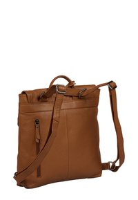 Burkely LUSH LUCY CROSSOVER - Sac à dos - cognac - ZALANDO.FR
