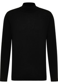 Eterna UNIFARBENER - Strickpullover - schwarz - Zalando.de