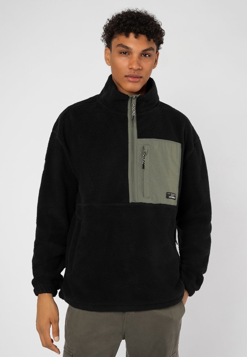 Sublevel HALFZIP - Fleece jumper - black - Zalando