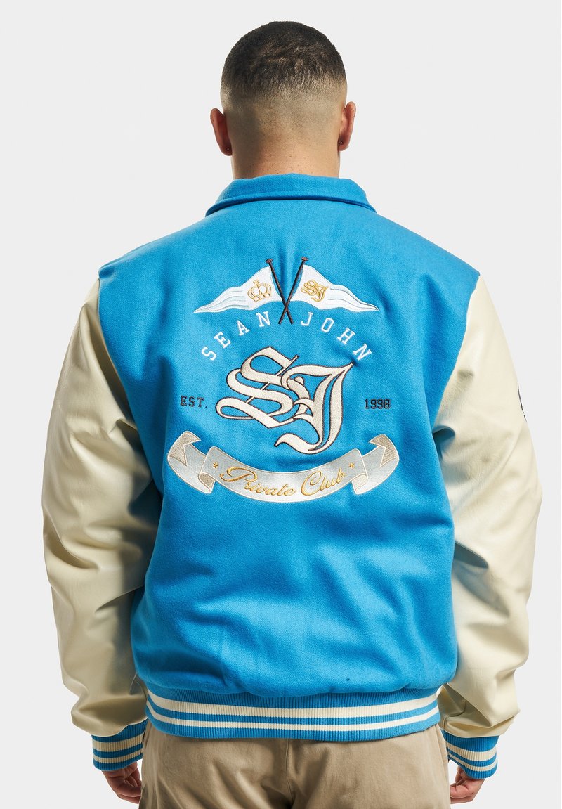 Sean John SJ YACHT CLUB COLLEGE - Bomberjacke - blue sand/blau - Zalando.at