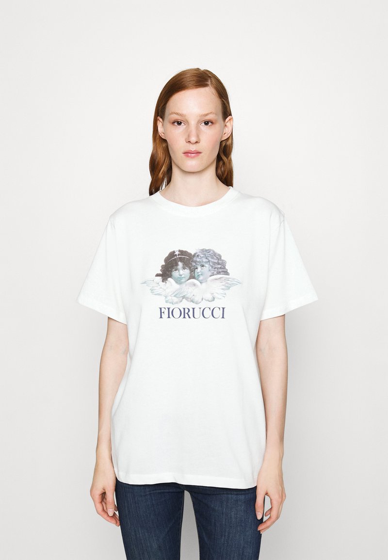 Fiorucci ENLARGED ANGELS - T-shirts print - white/hvid - Zalando.dk