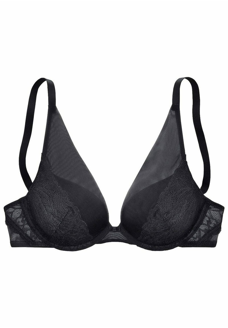 Lascana Bh Triangle Bra Schwarzblack Zalandode