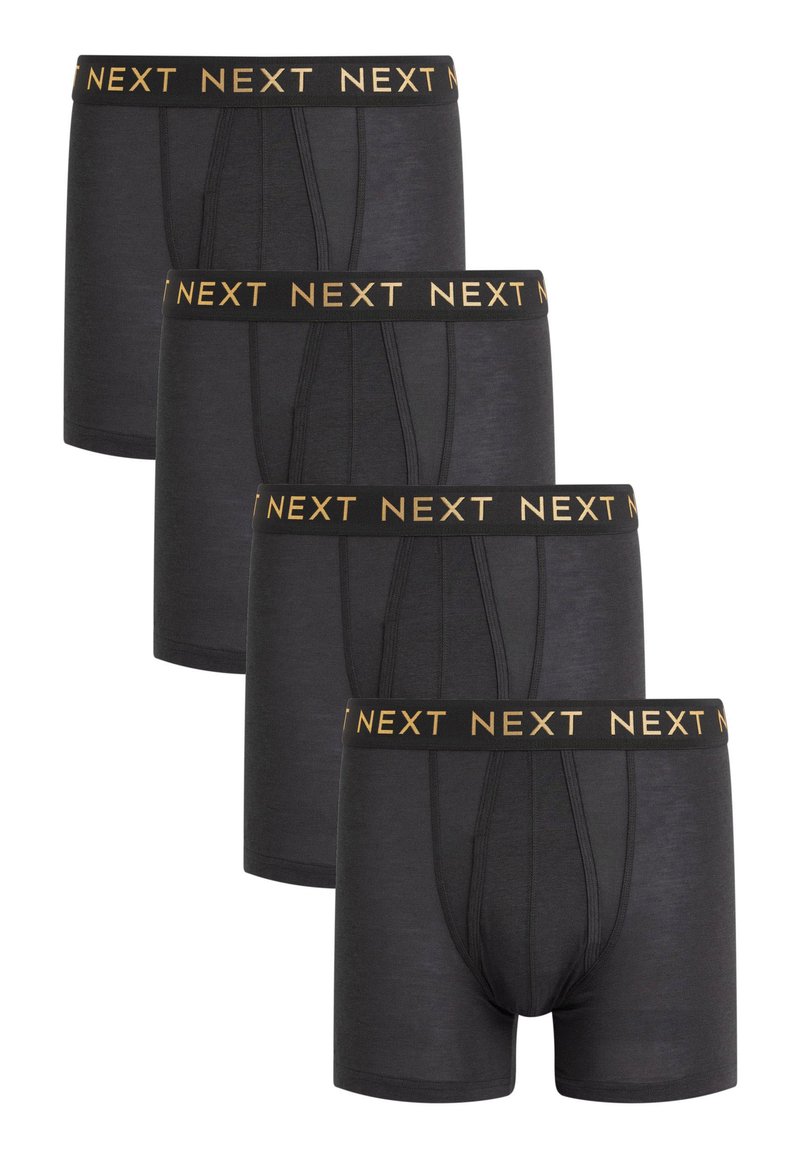 Next SIGNATURE A-FRONTS FOUR 4 PACK - Panties - signature black gold ...