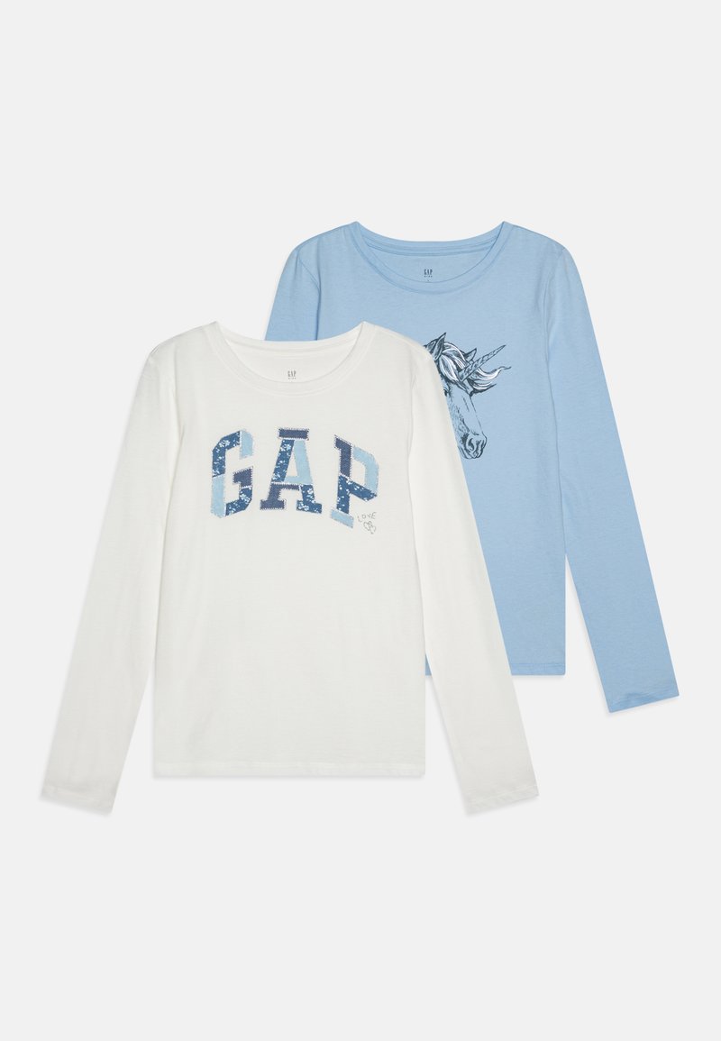 GAP GIRLS 2 PACK - Long sleeved top - cerulean blue/blue - Zalando.co.uk