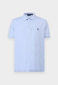 Polo Ralph Lauren CUSTOM SLIM FIT STRETCH MESH POLO SHIRT - Poloskjorter - office blue/lyseblå ...
