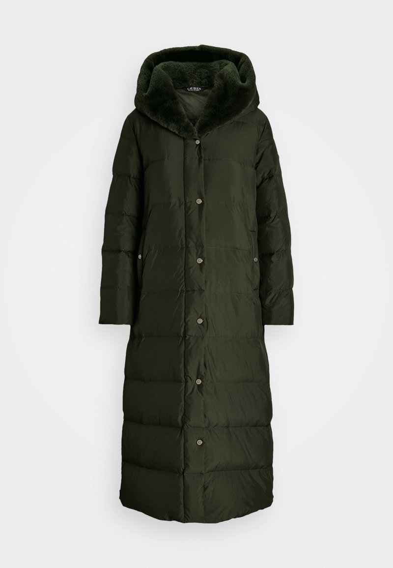 Lauren Ralph Lauren FAUX-FUR-TRIM HOODED DOWN MAXICOAT - Down coat ...