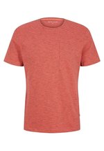 TOM TAILOR T-shirt con stampa - coral navy triple stripe/corallo ...