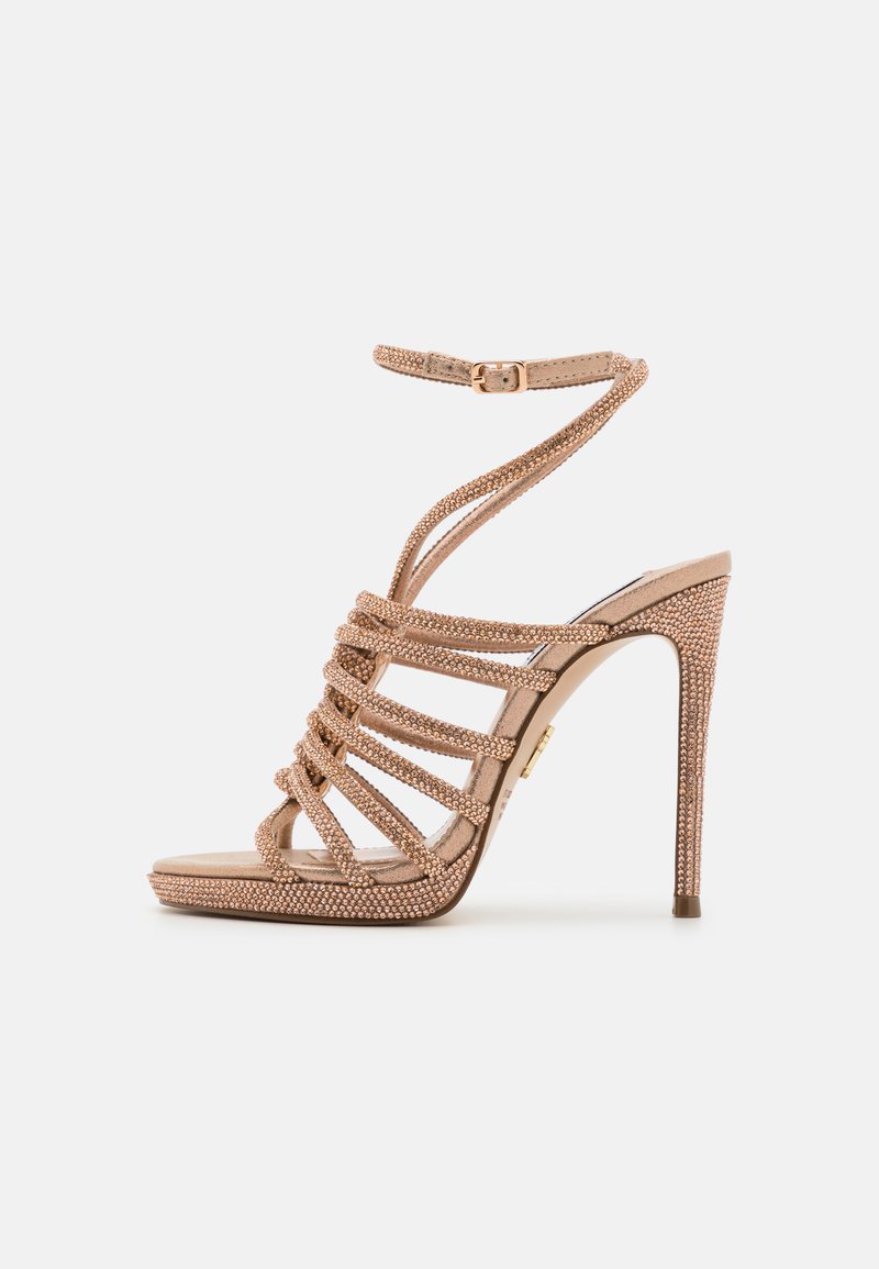 Steve Madden GIVINN - Sandals - light gold/rose gold-coloured - Zalando.ie