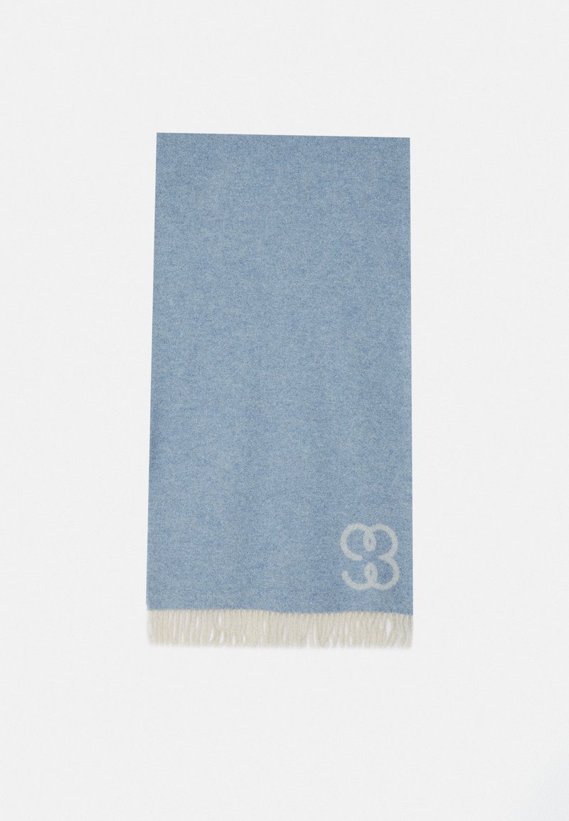 Filippa K MONOGRAM SCARF - Scarf - dusty blue/light blue - Zalando.co.uk