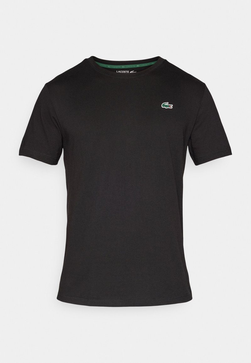 Lacoste Sport DOUBLE CROC - Camiseta deportiva - black/lambs lettuce ...