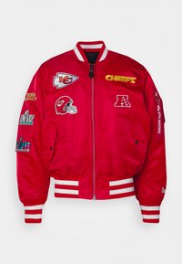 New Era NFL KANSAS CITY CHIEFS BOMBER - Winter jacket - red - Zalando.ie