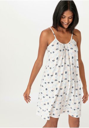 Hanro KURZARM - Camicia da notte - blue glow/celeste - Zalando.it