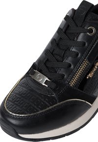 Tamaris Zapatillas - black gold/negro - Zalando.es