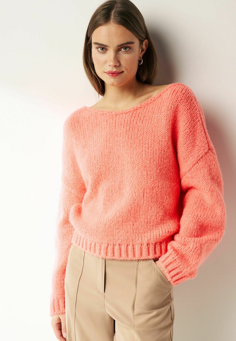Next RELAXED FIT - Strickpullover - coral pink/pink - Zalando.ch