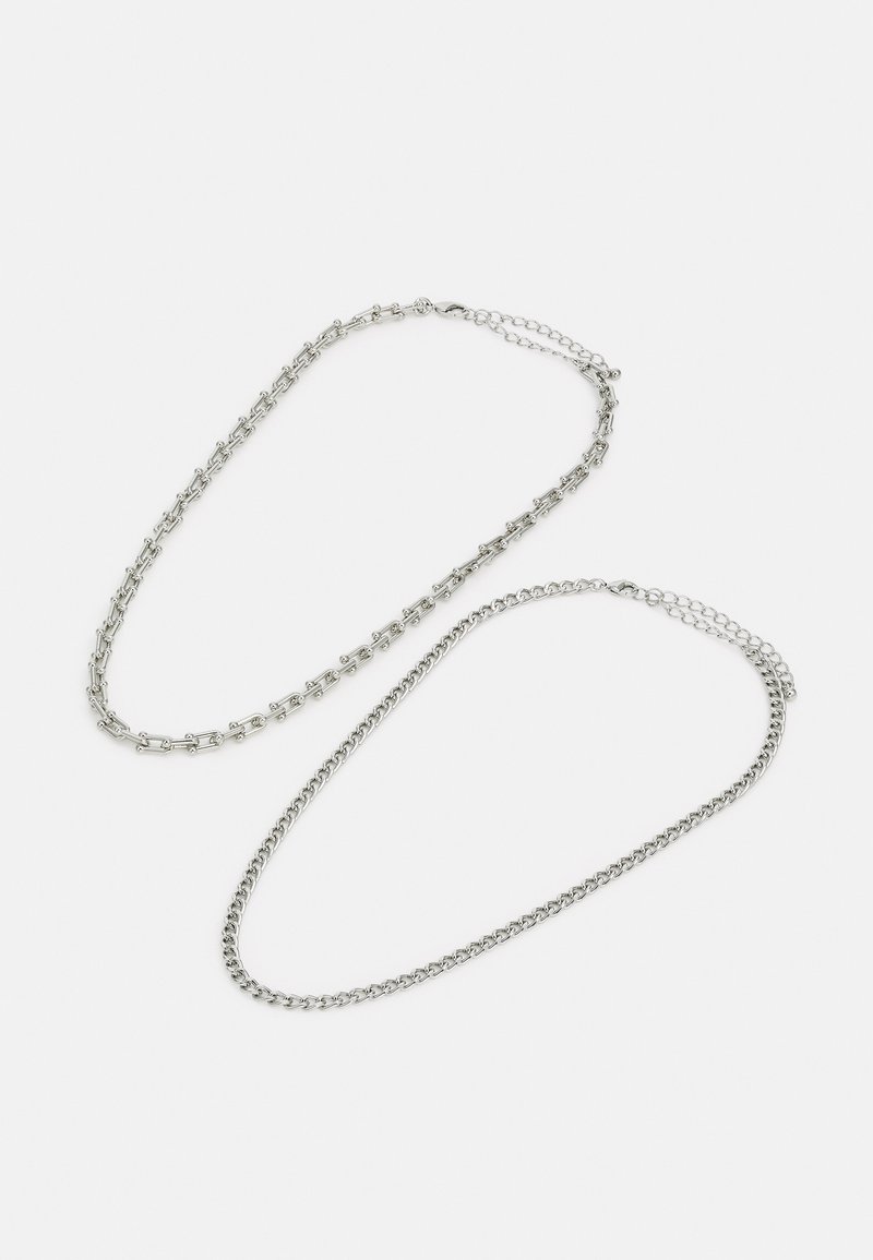 Pier One 2PACK Halsk der Silver coloured s lvfarvet Zalando dk pier-one-2pack-halsk-der-silver-coloured-s-lvfarvet-zalando-dk