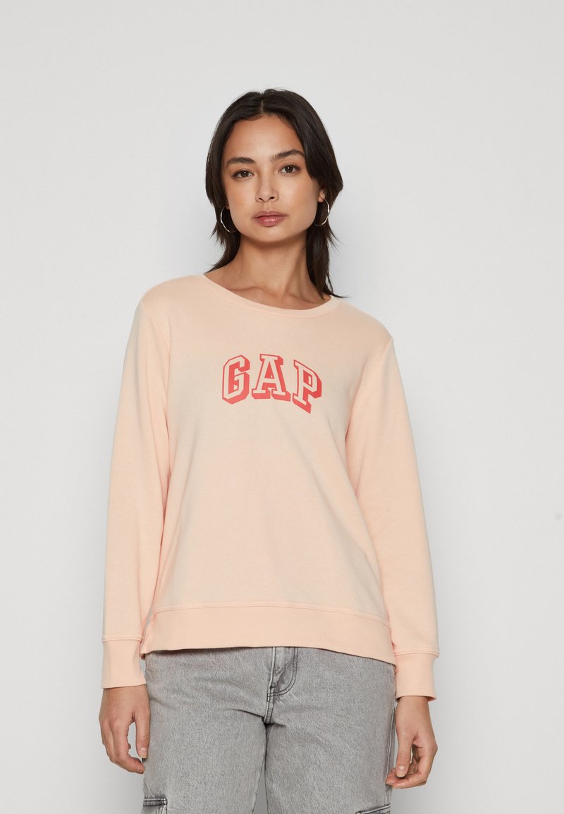 GAP Petite Sweatshirt - peach parfait/apricot-meliert - Zalando