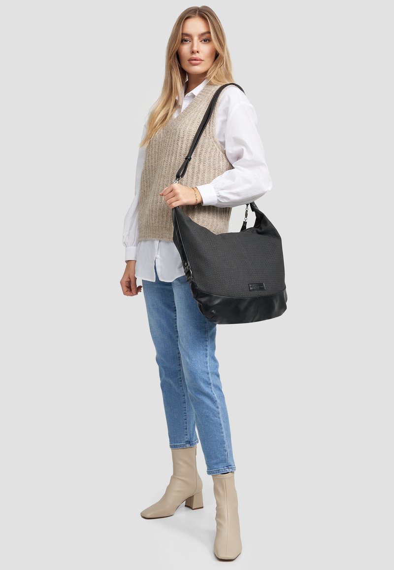 Marc Picard Tote bag - schwarz/black - Zalando.ie