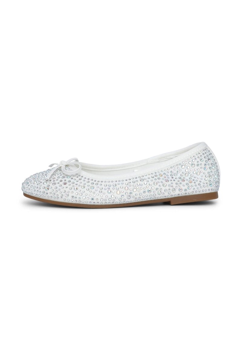 Calliope STRASS - Klassischer Ballerina - bianco iridescente/weiß - Zalando