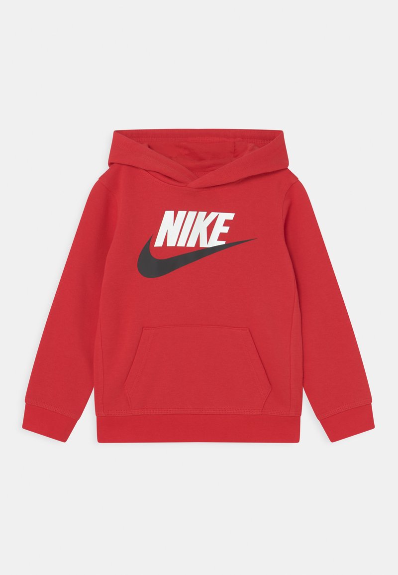 Nike Sportswear Club Unisex Hoodie University Red Black Red