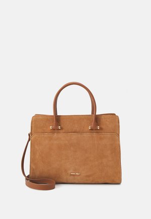 Zign LEATHER - Handtas - cognac - Zalando.nl
