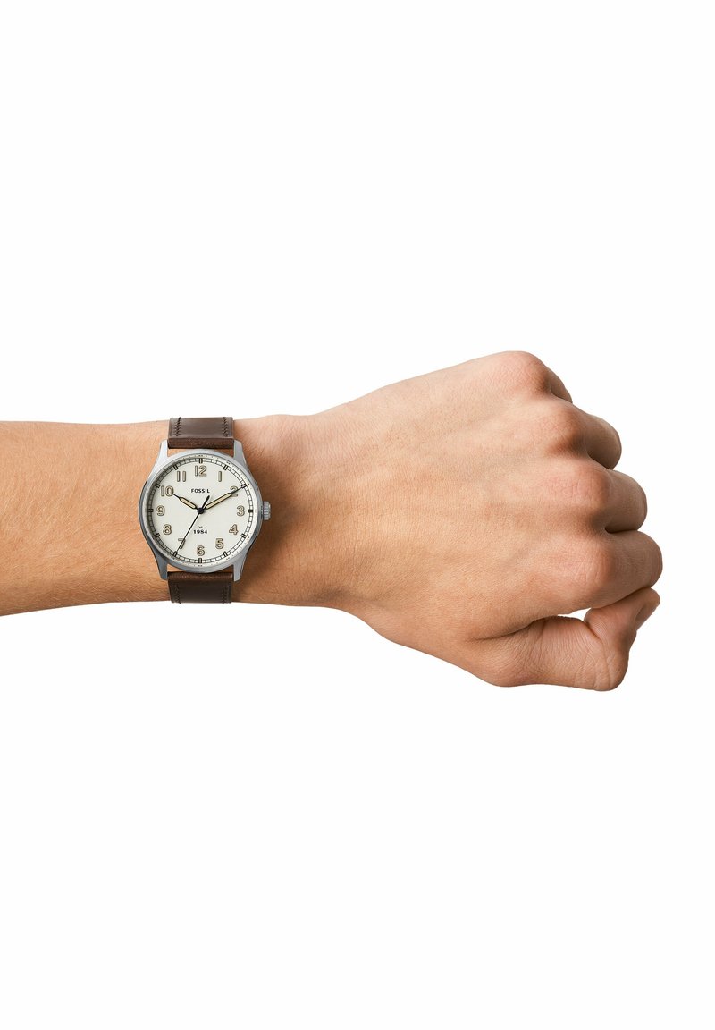 Fossil TRADITIONAL DAYLINER - Reloj - brown/plateado - Zalando.es