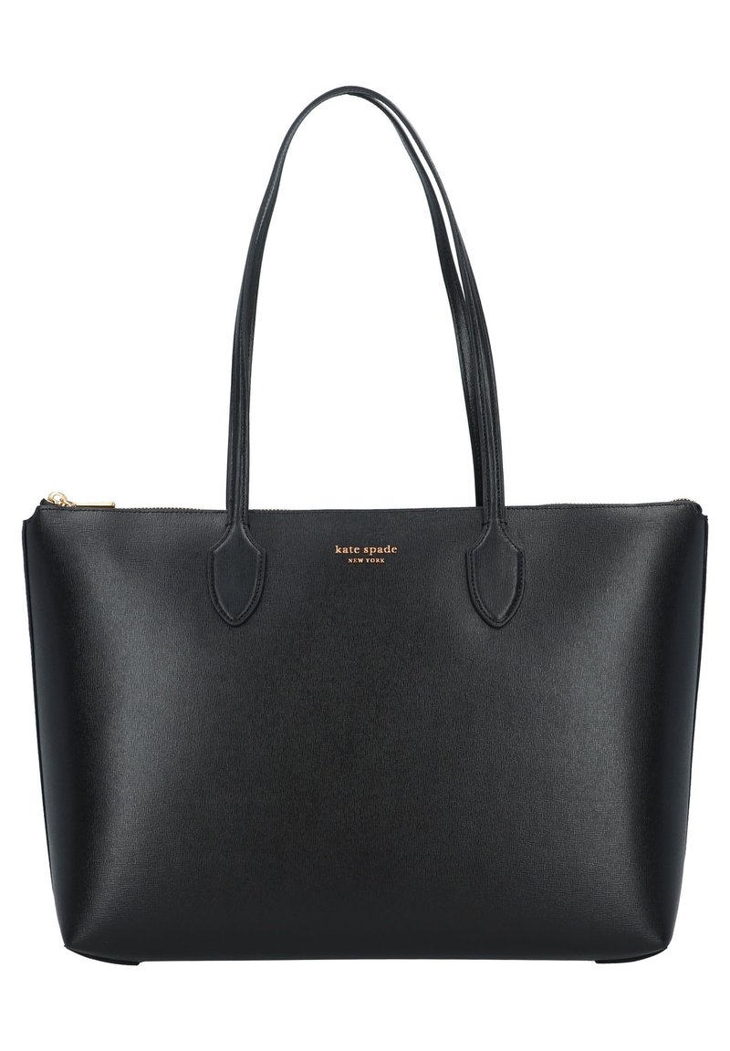 kate spade new york BLEECKER SAFFIANO LARGE ZIP TOP - Tote bag - black ...