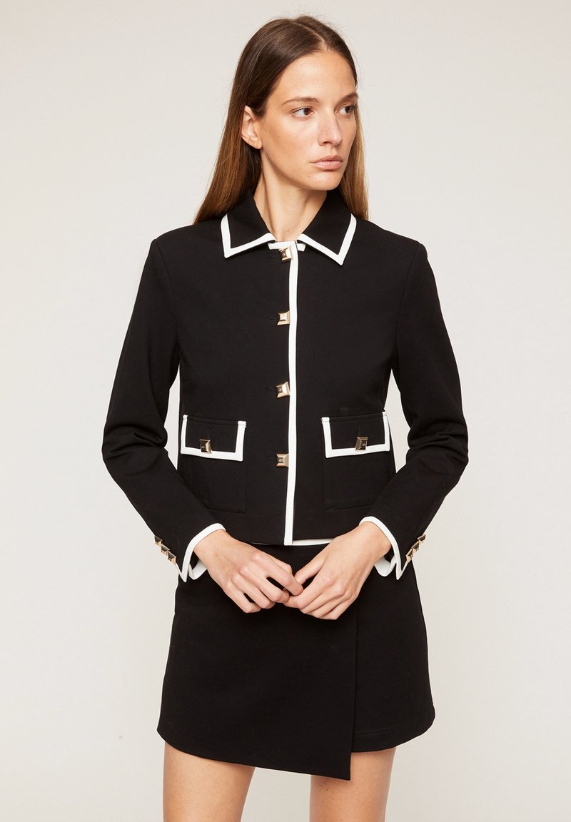 Motivi FORMALE CON COLLETTO BICOLORE - Blazer - nero/schwarz - Zalando.de