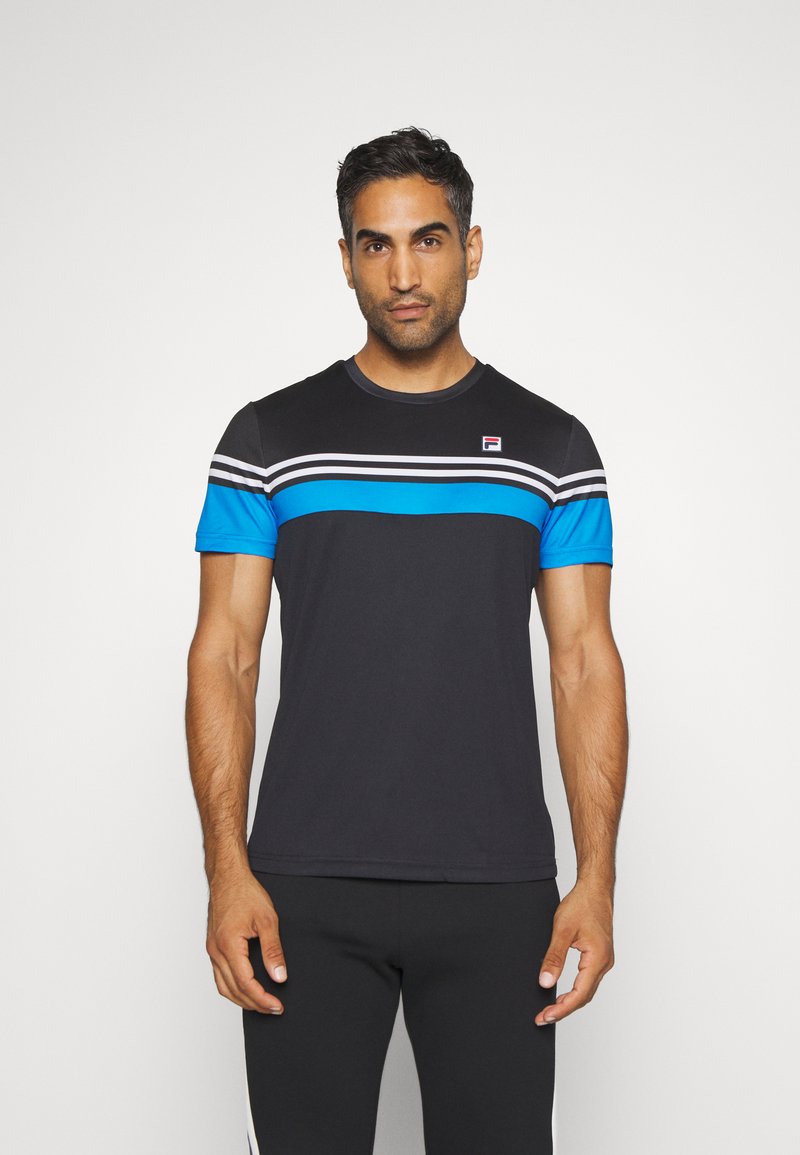 Fila MALTE - Sport T-Shirt - black/schwarz - Zalando.de