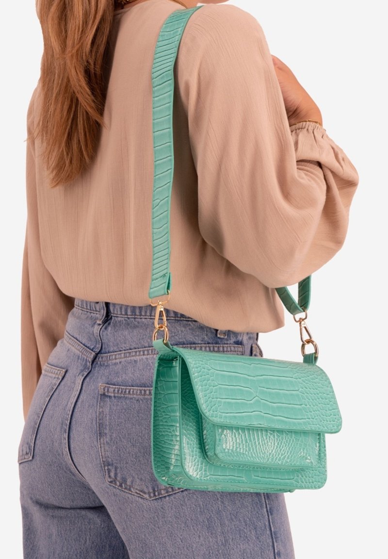 My Jewellery BRIGHT WITH CROCO PRINT - Umhängetasche - blue/türkis ...