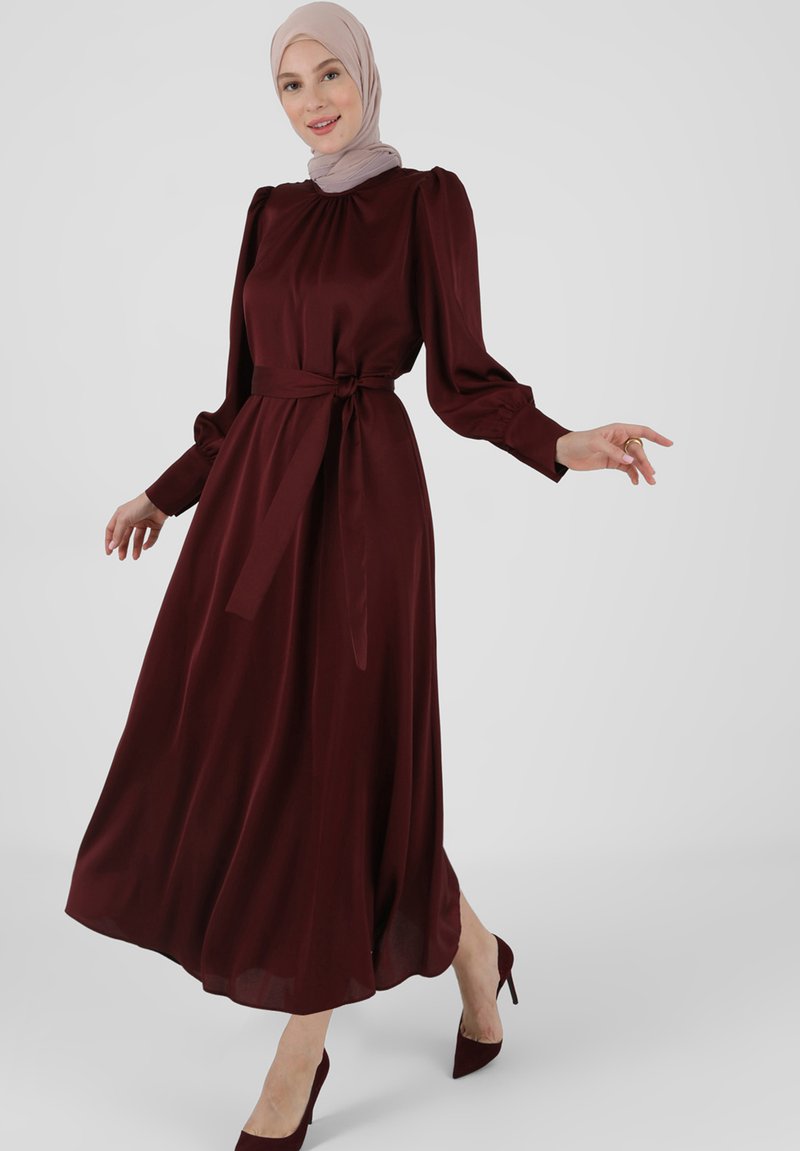 Modanisa CREW NECK - MODEST - REFKA - Robe longue - red/rouge - ZALANDO