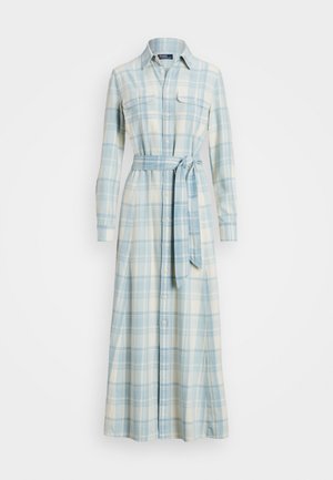 Polo Ralph Lauren SHORT SLEEVE DAY DRESS - Robe chemise - bright hibiscus/rouge - ZALANDO.CH