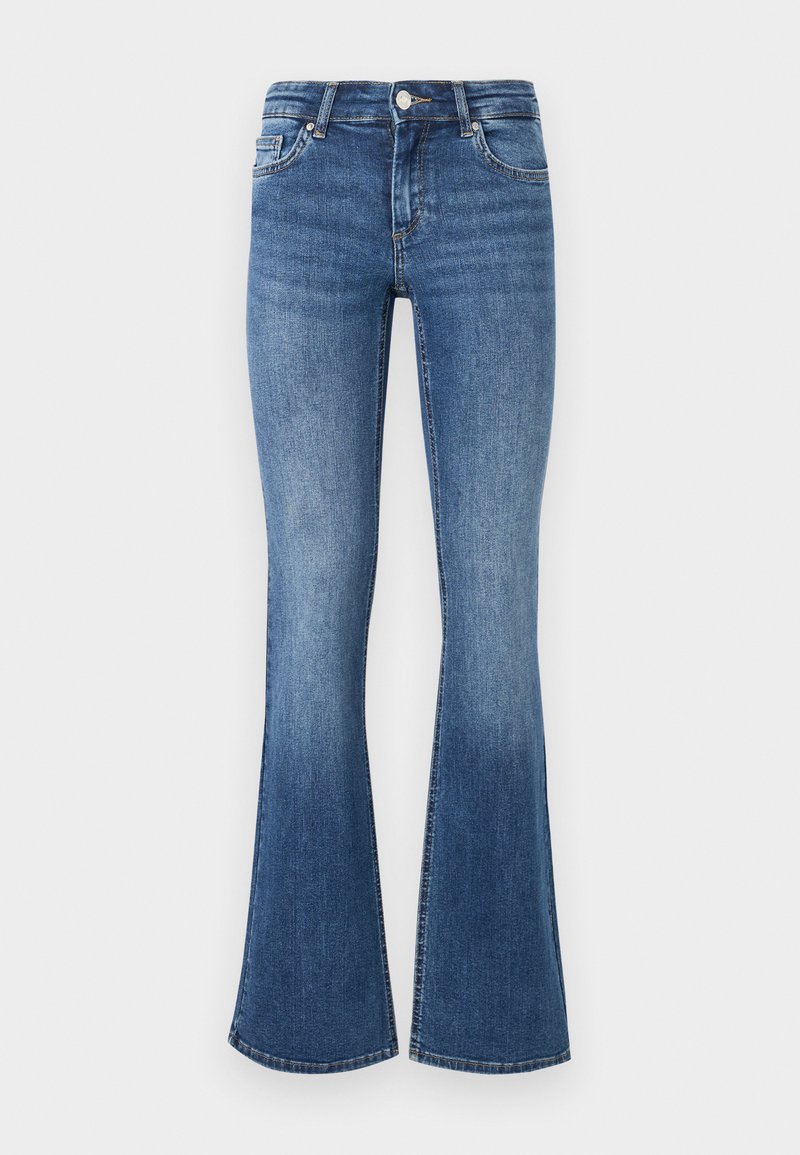 ONLY ONLBLUSH LOW WAIST FLARED BOX - Flared Jeans - medium blue denim ...