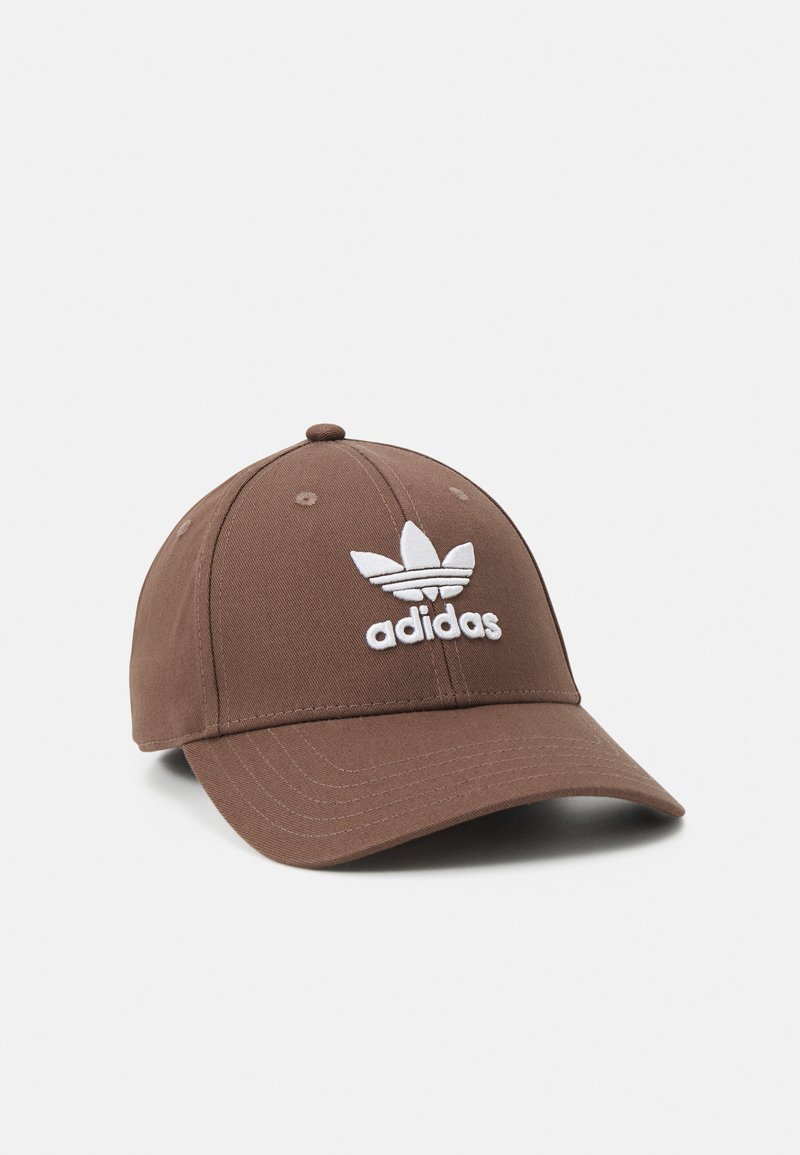 adidas Originals TREFOIL BASEBALL UNISEX - Cap - earth strata/brown ...