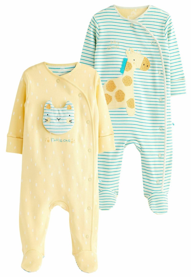 Next 2 PACK BABY SLEEPSUITS - Strampler - lemon yellow/gelb - Zalando.ch