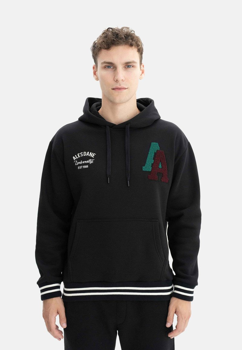 Arma PATCH DETAILED - Jersey con capucha - black/negro - Zalando.es