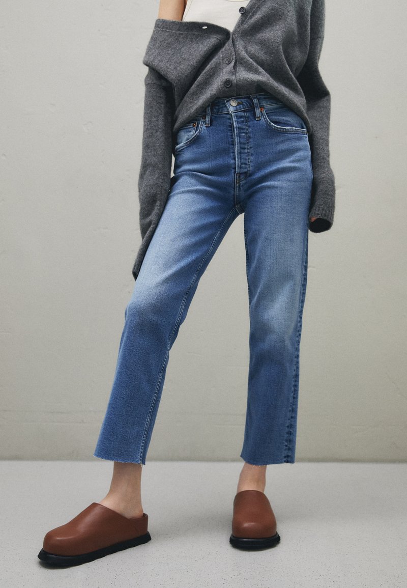 RE/DONE STOVE PIPE - Straight leg jeans - indigo storm/blue denim - Zalando